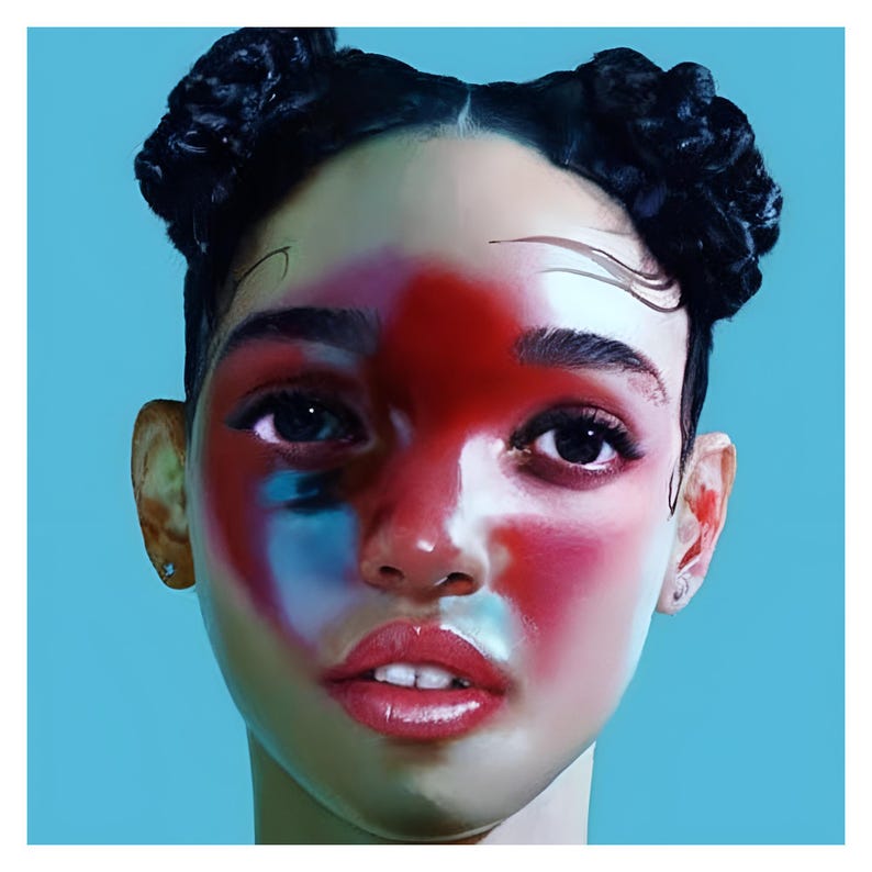FKA Twigs Inspired Art Print | Vibrant Pop Music Poster | Unique Wall ...