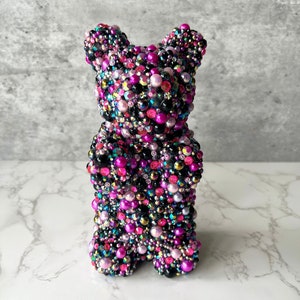 XL Resin and Rhinestone Gummy Bear- Multicolor Bling/home Decor ...