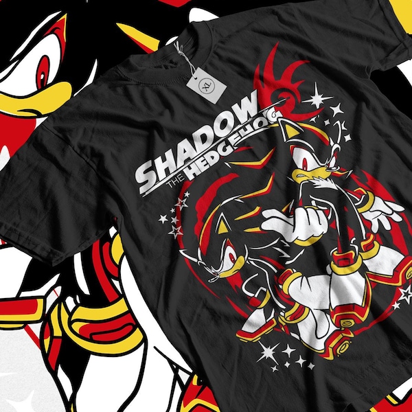Shadow the Hedgehog Shirt - Etsy