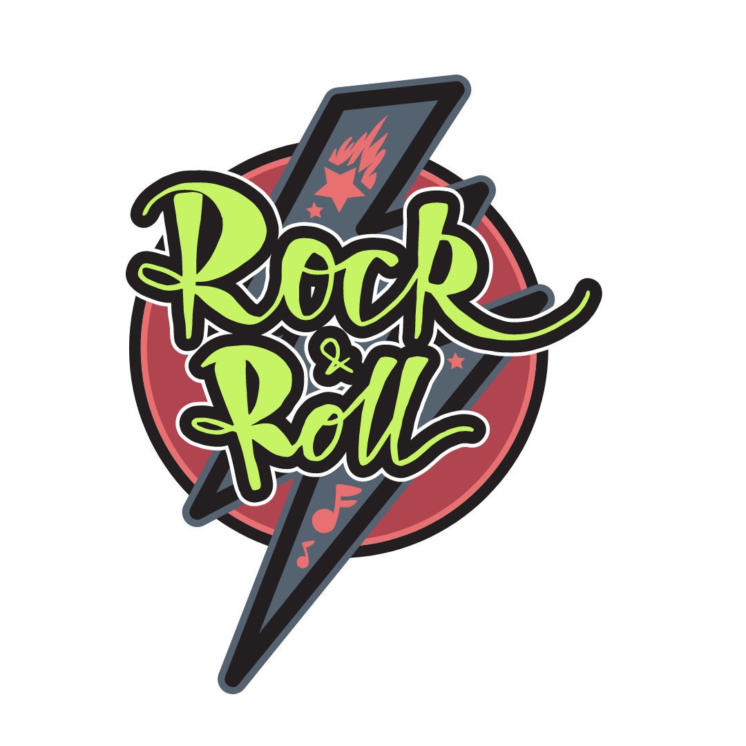 24 Pack Rock Music Stickers, Matte Finish, Waterproof Vinyl Decals - Etsy