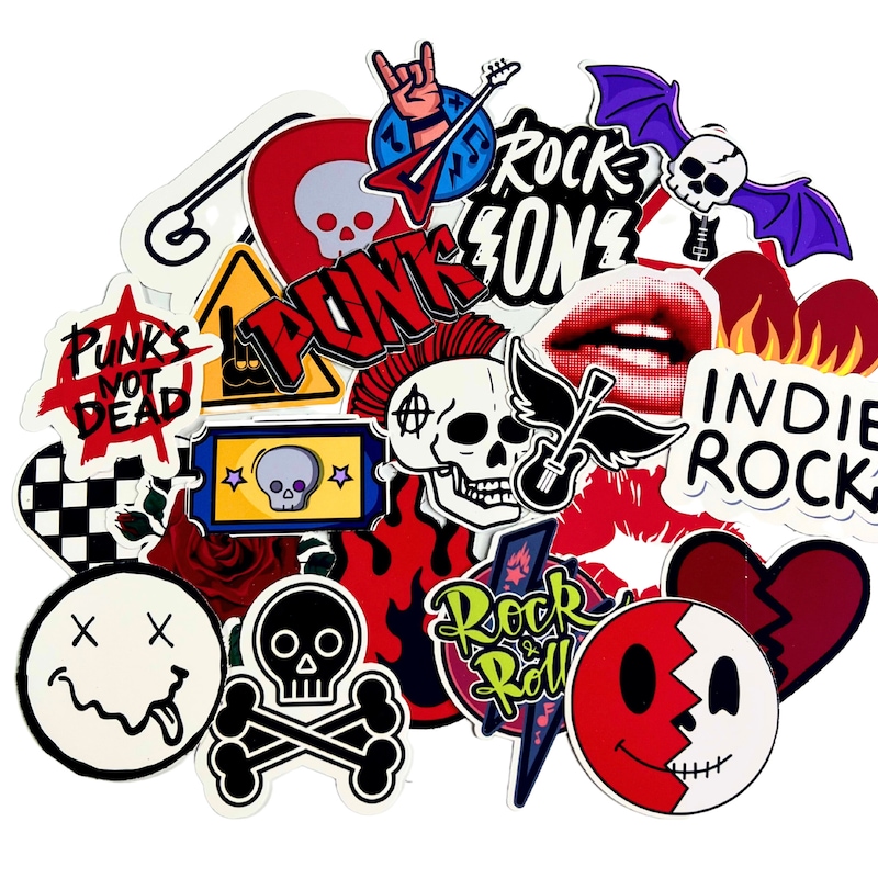 Rock Band Stickers - Etsy