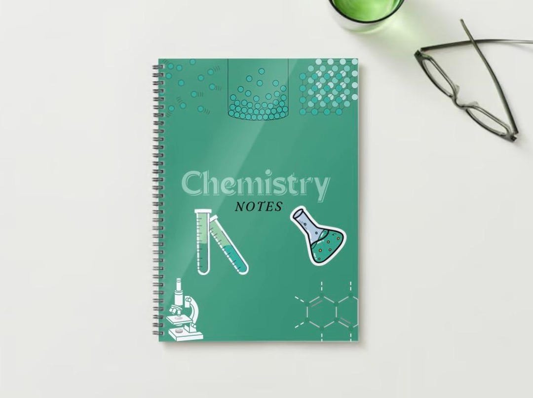 Chemistry Note Book With Cover Page - Etsy