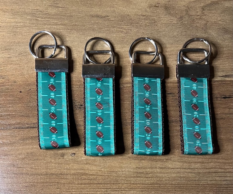 Football Field Webbing Keychain - Etsy
