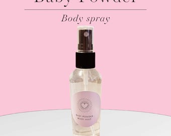 Baby Powder Body Mist, Body Splash, Body Spray, Fragrance Mist, Perfume ...