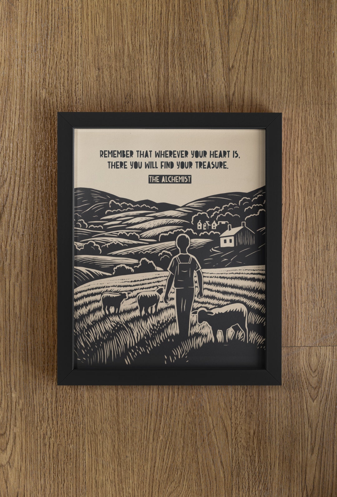 The Alchemist Print, Paulo Coelho Quotes, the Alchemist Poster, the ...