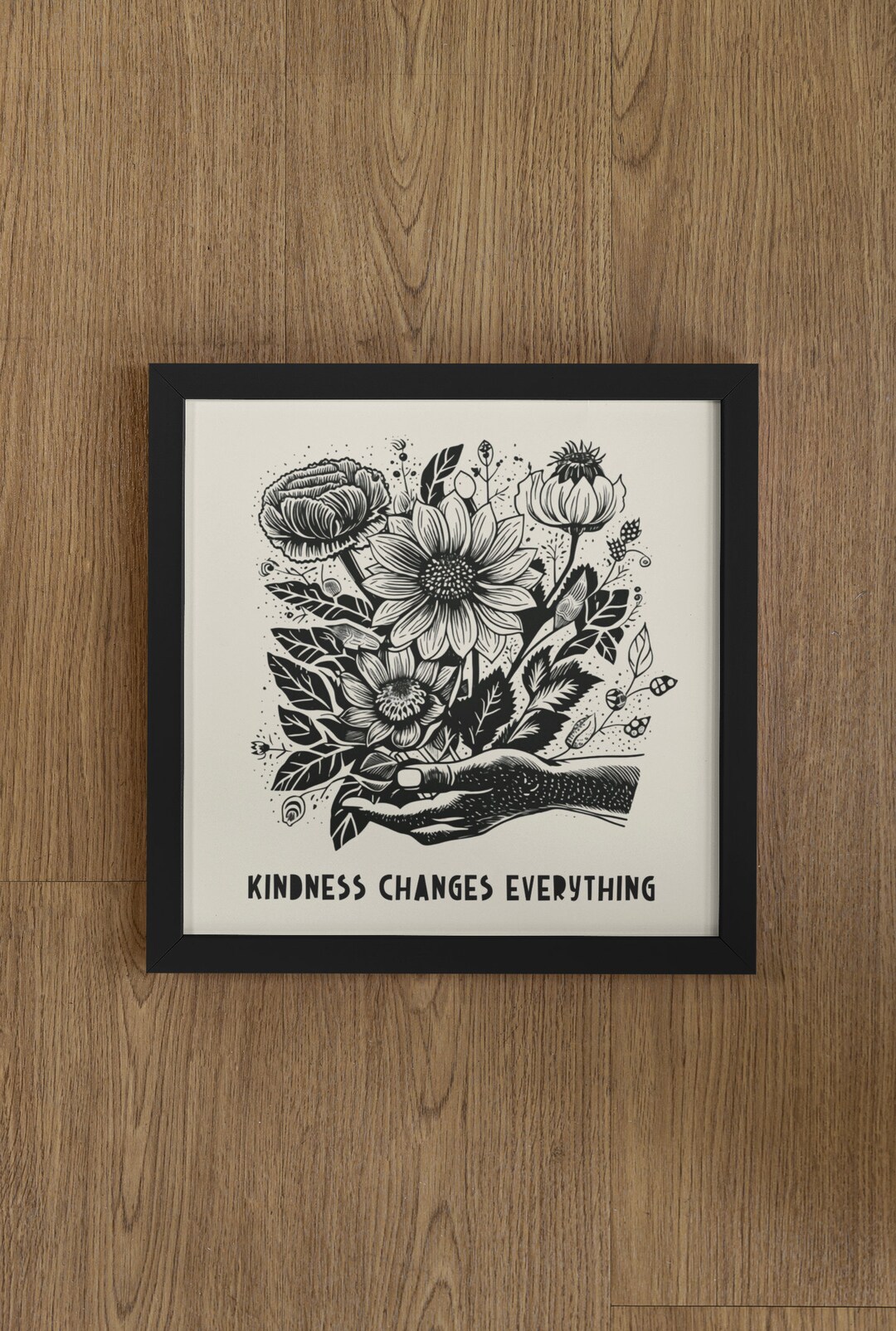 Kindness Changes Everything, Kindness Quote, Lino Style, BLM, Social ...