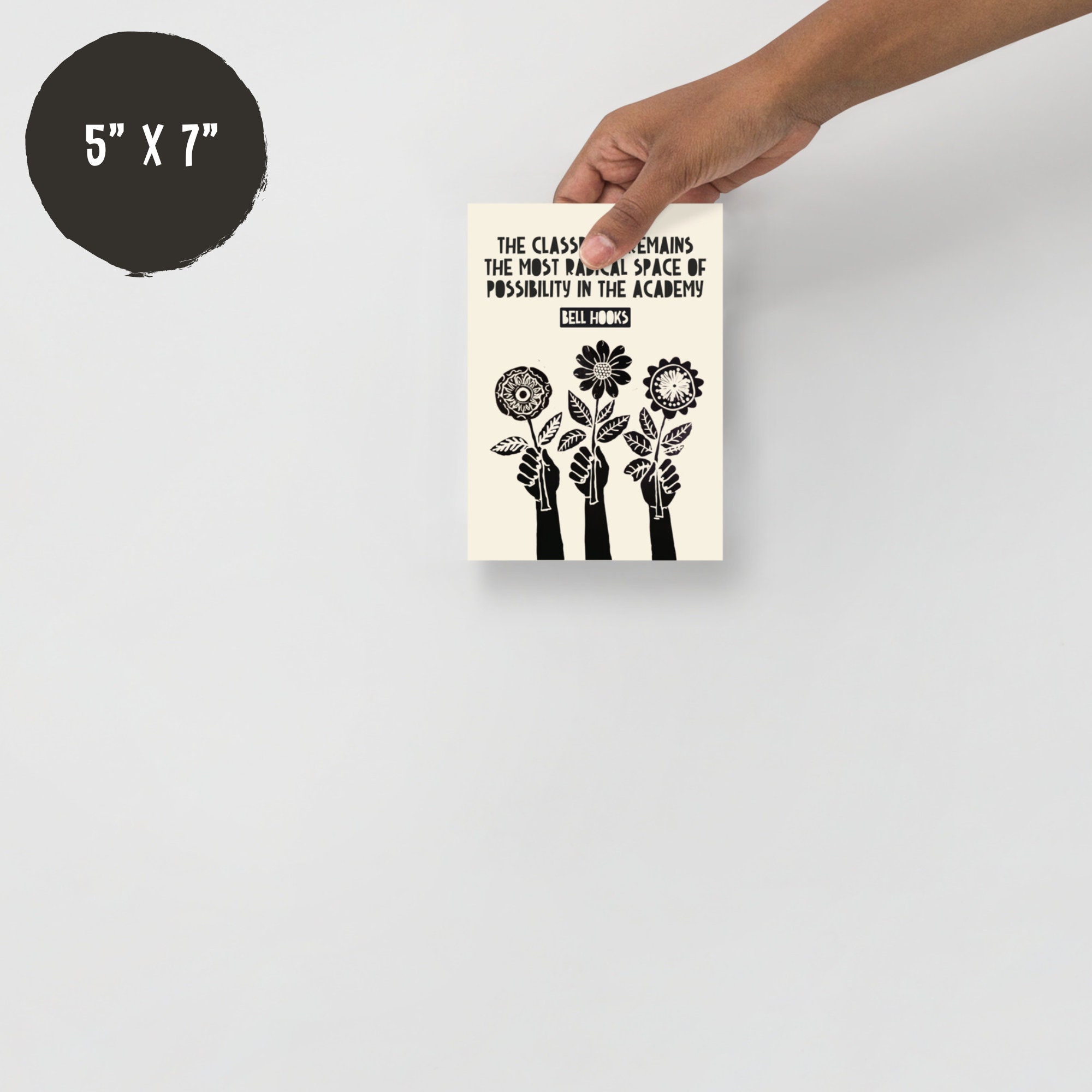 The Classroom Remains... Radical Bell Hooks Quote Bell Hooks - Etsy