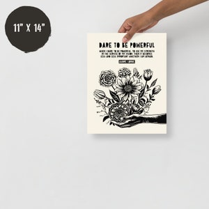 Audre Lorde Quote, Dare to Be Powerful, Social Justice Quote, Visionary ...