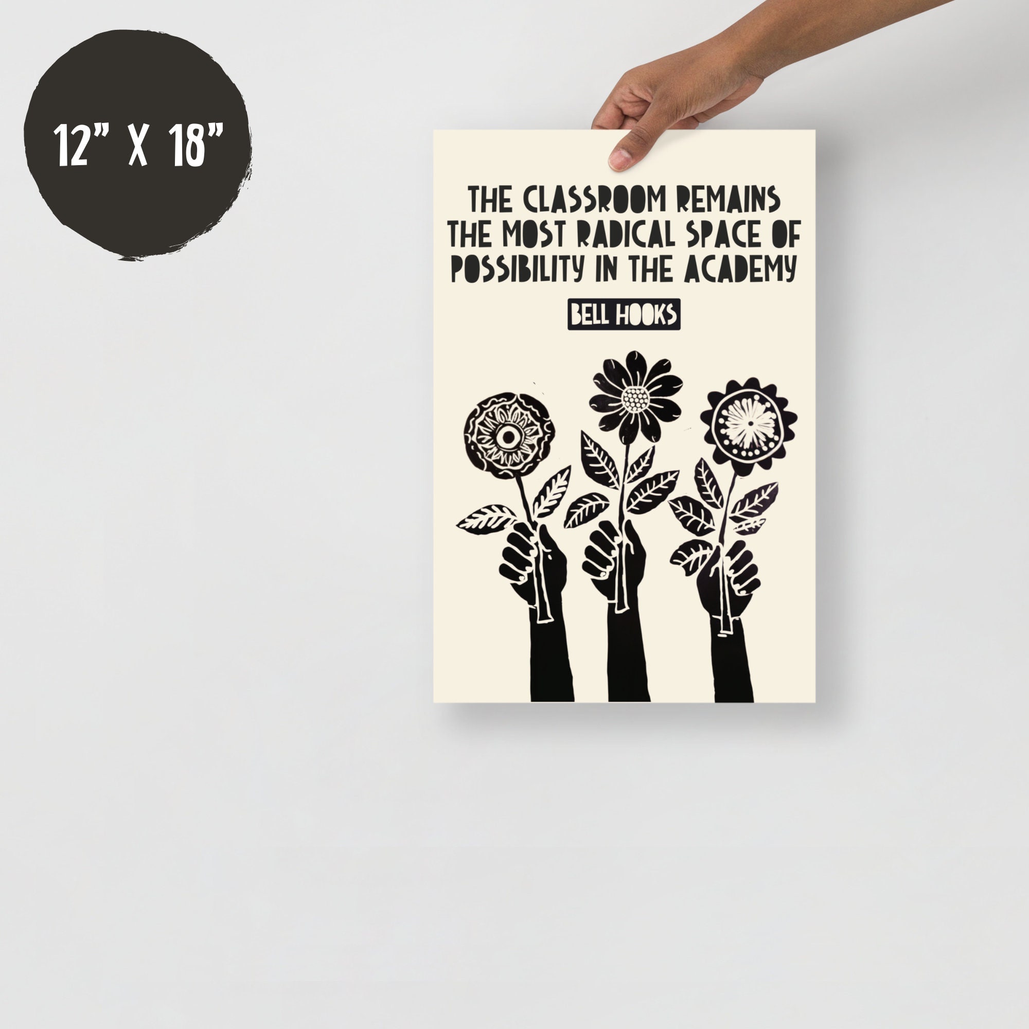 The Classroom Remains... Radical Bell Hooks Quote Bell Hooks - Etsy