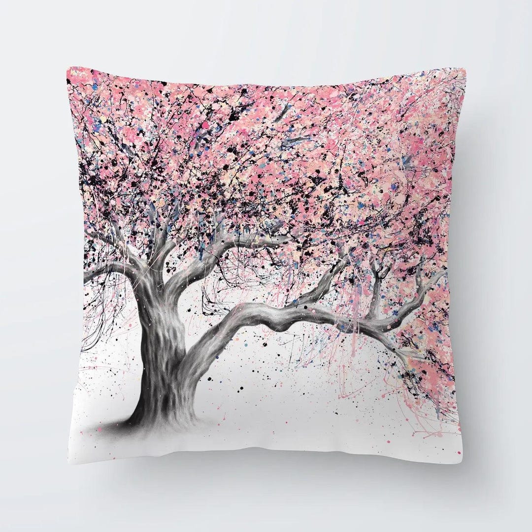 Taffy Blossom Tree Cushion, Scatter Cushion, Soft Furnishings for the ...