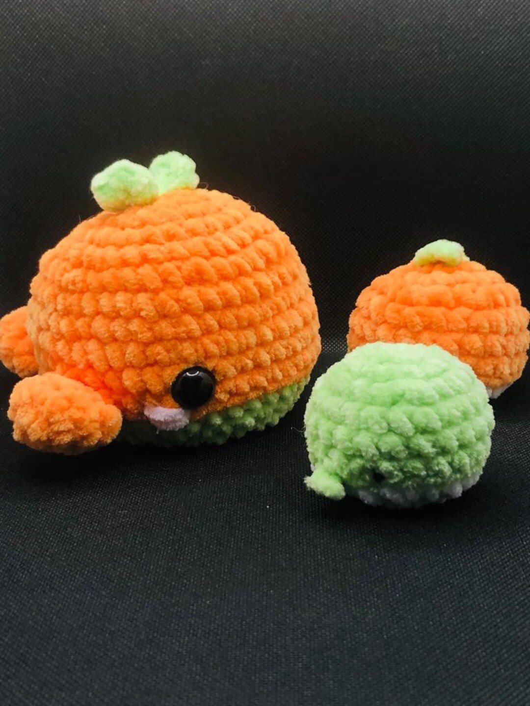 Orange Whale Family! - Etsy
