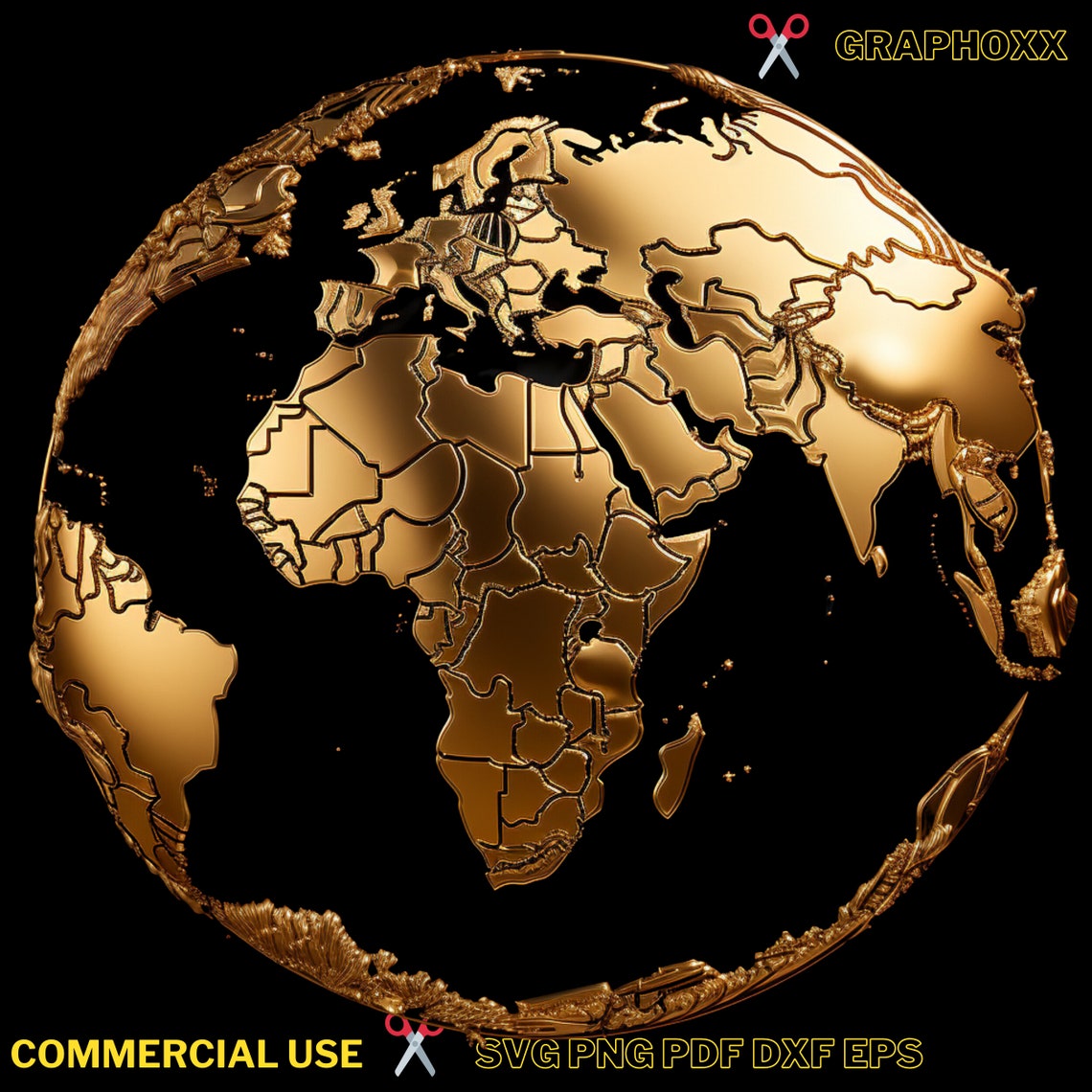 Nice Africa Gold Map SVG, Africa Map Svg, Africa Svg, Black Svg, Afro Woman Svg, Love Africa Svg ...