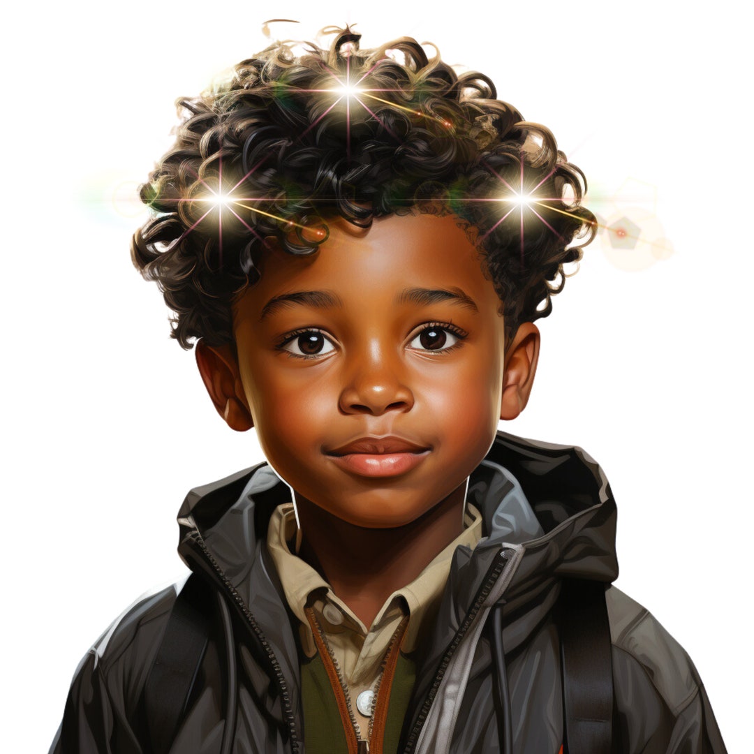 King Beautiful Black Boy Magic Melanin Black Man PNG Afro - Etsy Norway