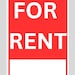 Printable for Sale or Rent Sign - US Letter and A4 Sizes, Instant ...