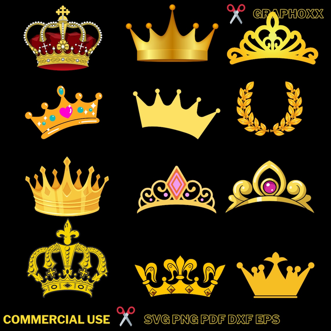Crown Bundle Png, Queen Crown Png, King Crown Png, Queen Crown Drip Png ...
