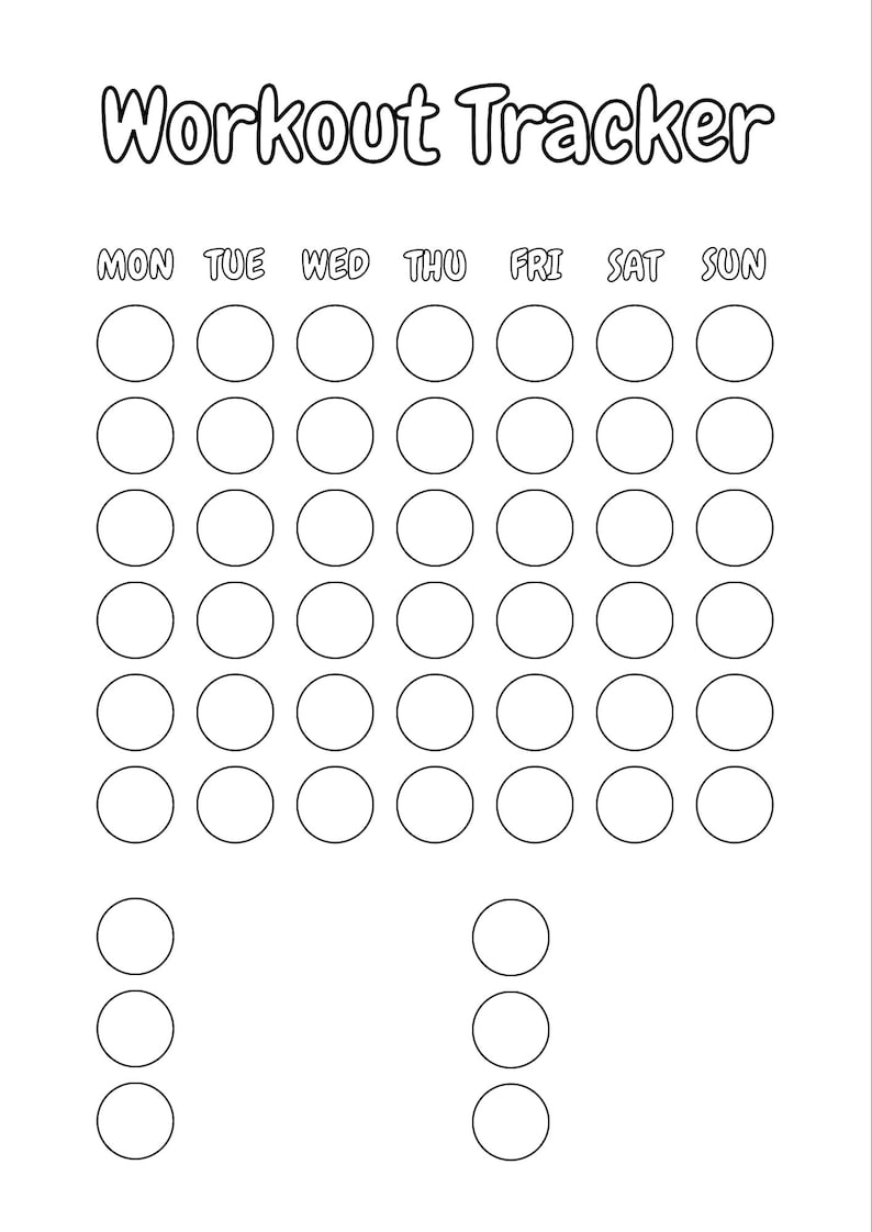 Workout Tracker - Etsy
