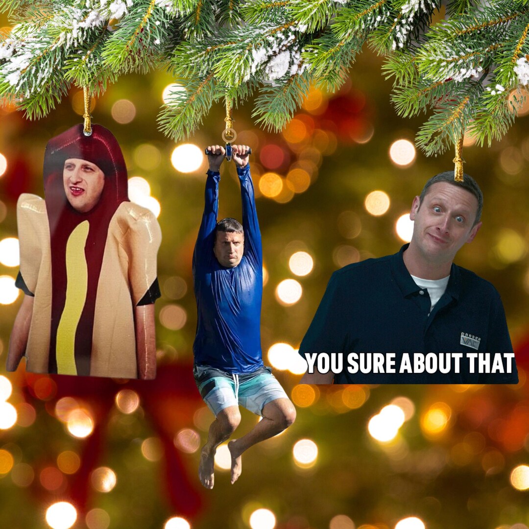 Tim Robinson Zipline Ornament, I Think You Should Leave, ITYSL, Acrylic ...