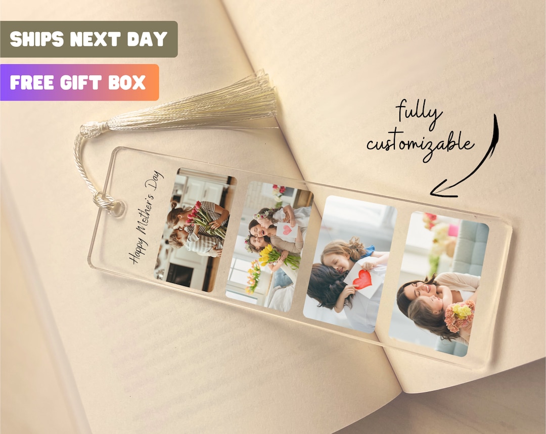 Custom Photo Bookmark,gift for Women Personalized Photo Bookmark for ...