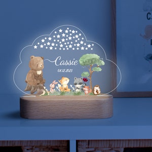 Personalized Baby and Kids Name Night Light for Kids Customized Name ...