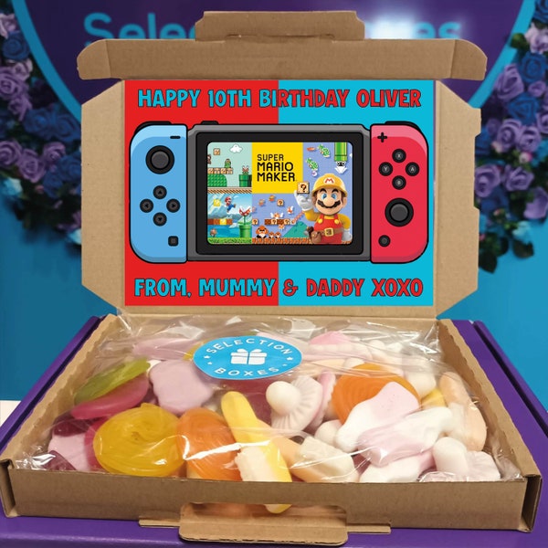 Super Mario Birthday Card Grandson - Etsy