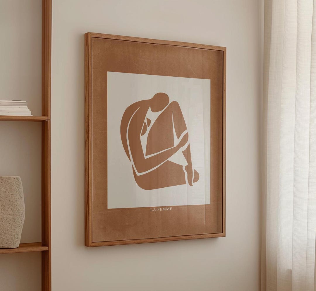 Minimalist Woman Body Art Print, Abstract Woman Body Poster, Boho ...