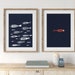 Set of 2 Fish Art Prints, Modern Fish Prints Set of 2, Abstract Fish ...