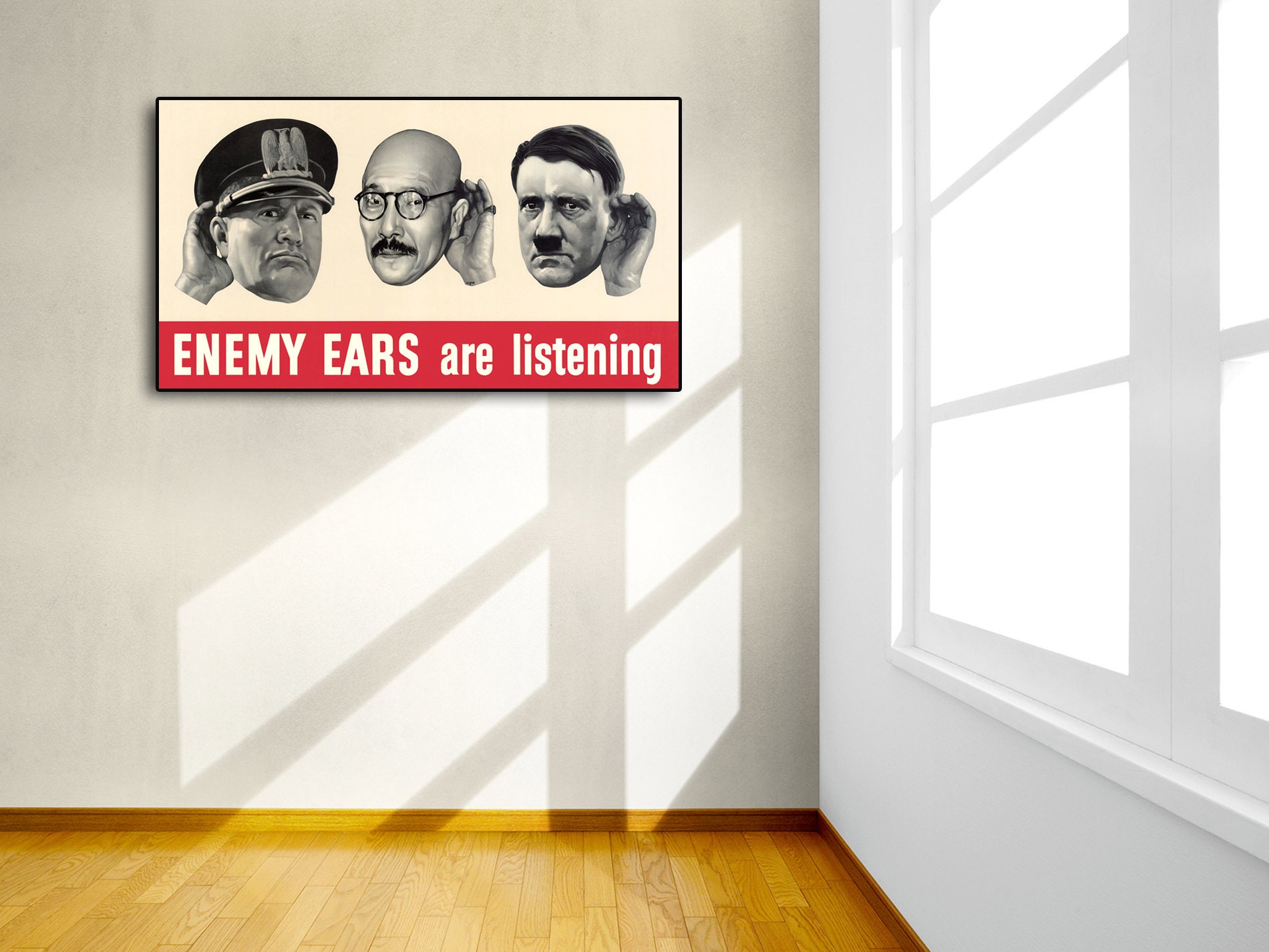 Enemy Ears Are Listening 1942 Axis WW2 Era Vintage Espionage - Etsy