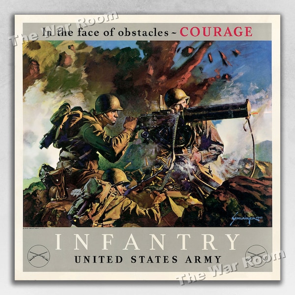 Us Army Infantry Poster - Etsy