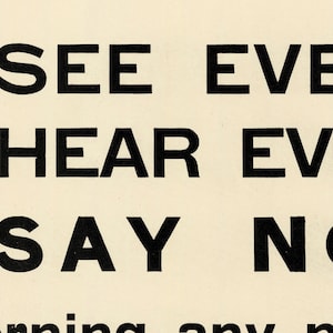 Beware Female Spies! Silence! Unusual 1915 WW1 Espionage Poster - Etsy