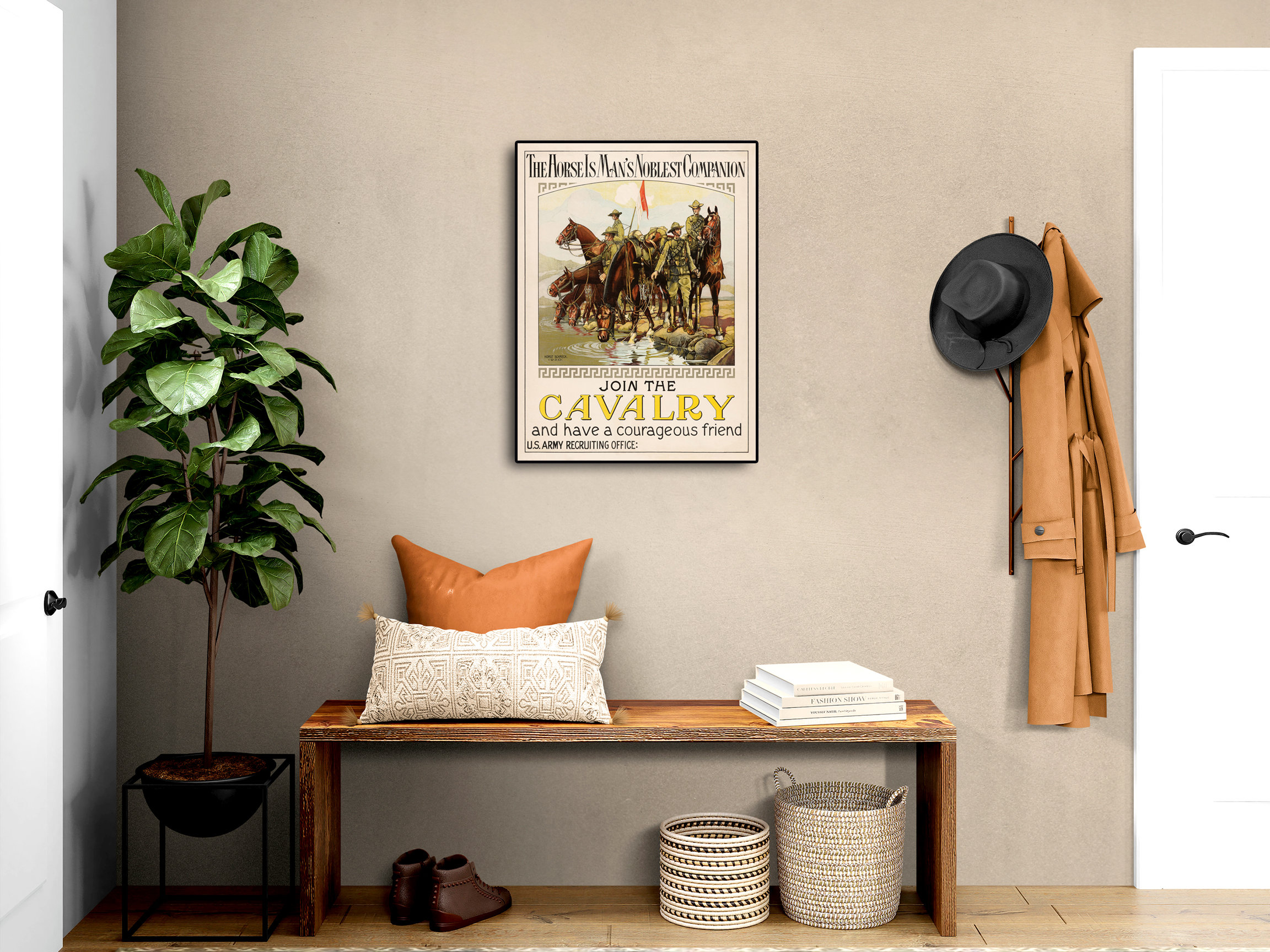 1920 Join the Cavalry! the Horse is a Noble Companion! US Army WW1 ...