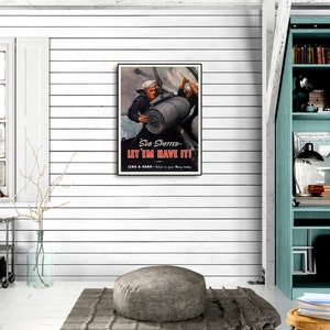 1943 Sub Spotted - Let ‘em Have It! - Vintage World War 2 Navy ...
