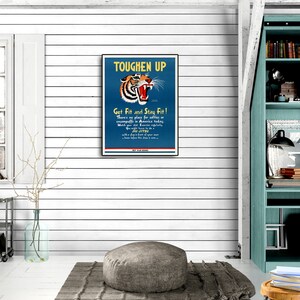 1942 Toughen Up! Get Fit and Stay Fit! - WW2 Era Motivational War ...