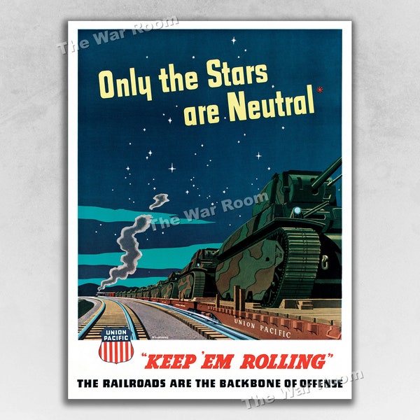 Railroad Poster - Etsy