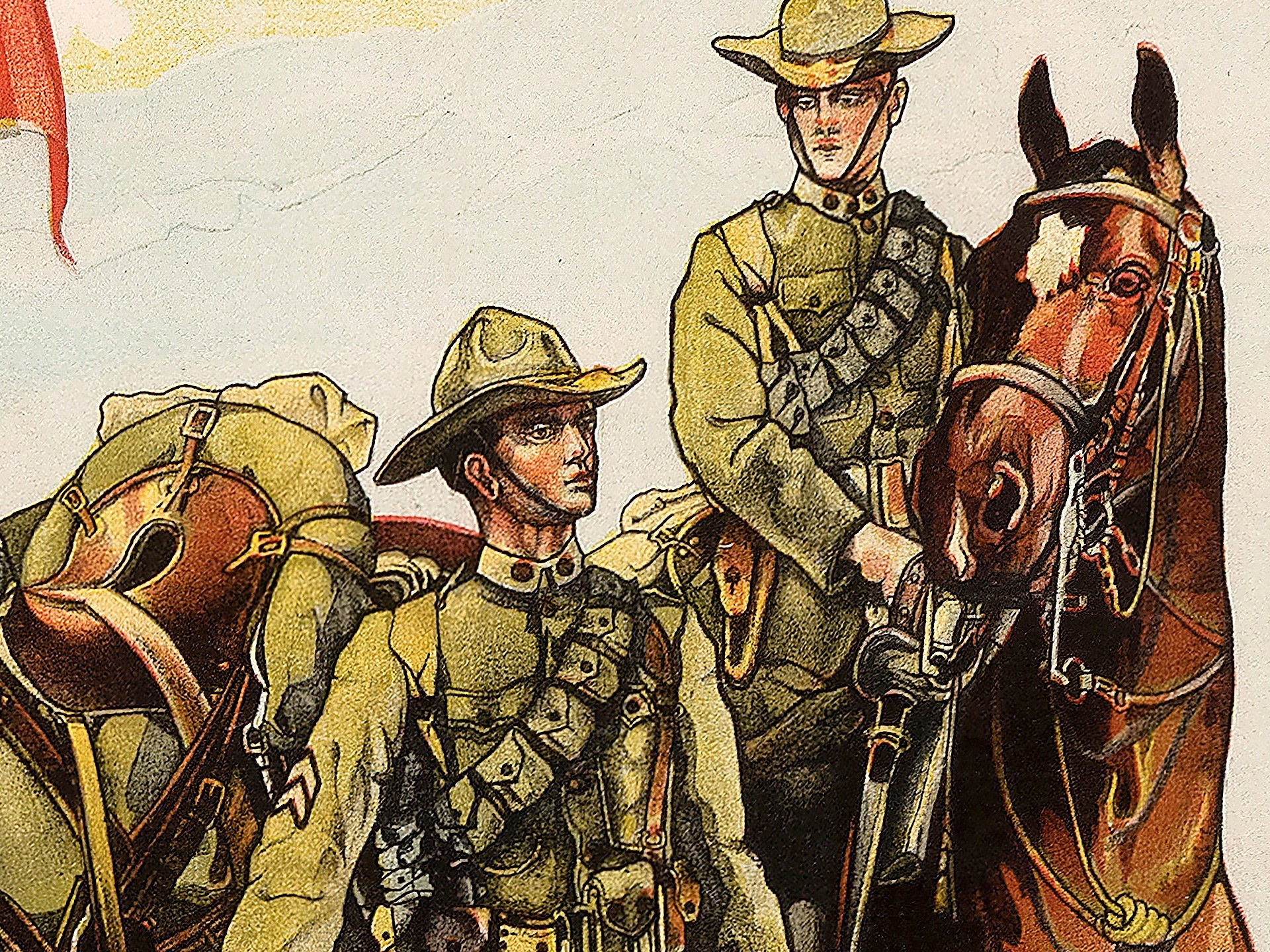 1920 Join the Cavalry! the Horse is a Noble Companion! US Army WW1 ...