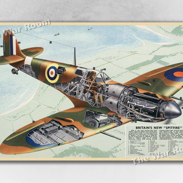 World War 2 Fighter Plane Poster - Etsy