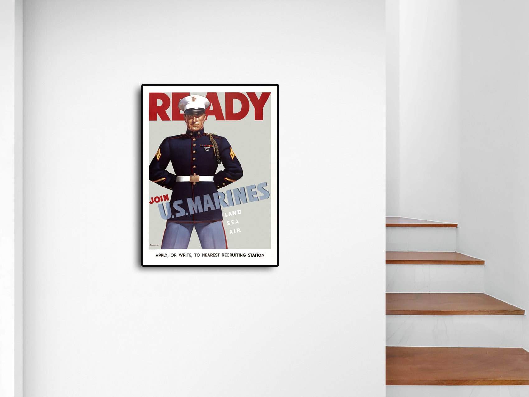 Ready Join the U.S. Marines WW2 Historic Marine Recruiting Poster - Etsy
