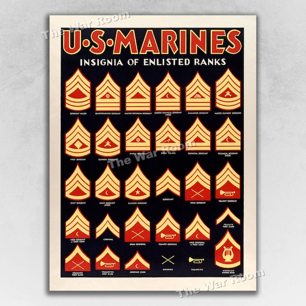 Marine Corps Recruiting Poster - Etsy