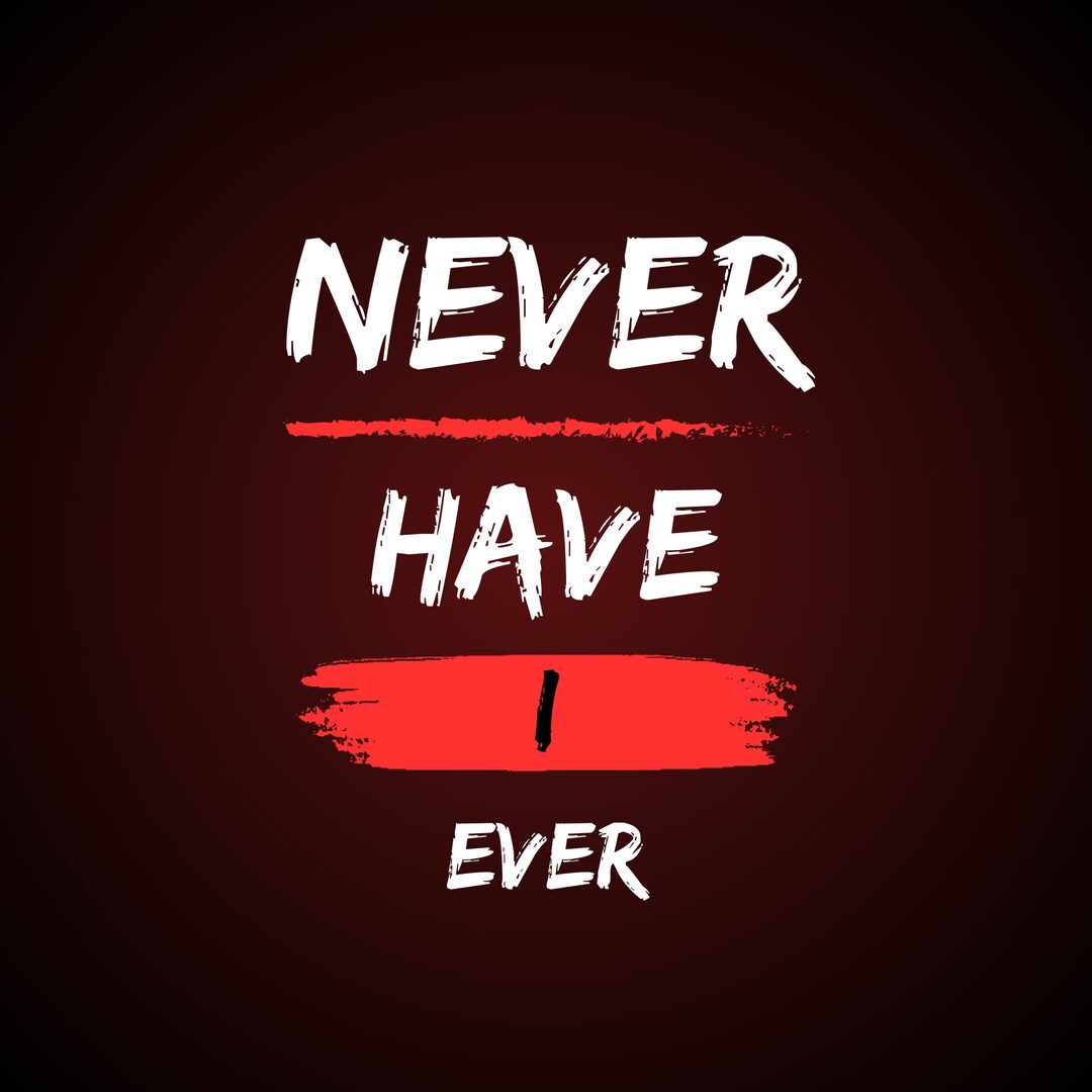 Never Have I Ever Drinking Game - Etsy