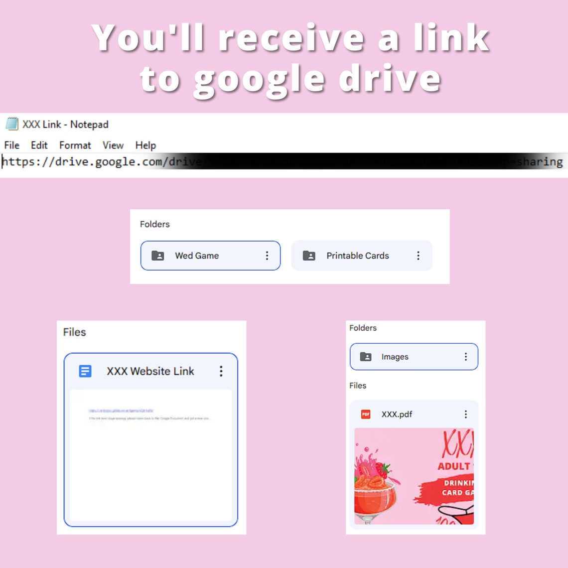 XXX Adult 18 Card Game Drinking Game Printable Game Party Game Web Game ...