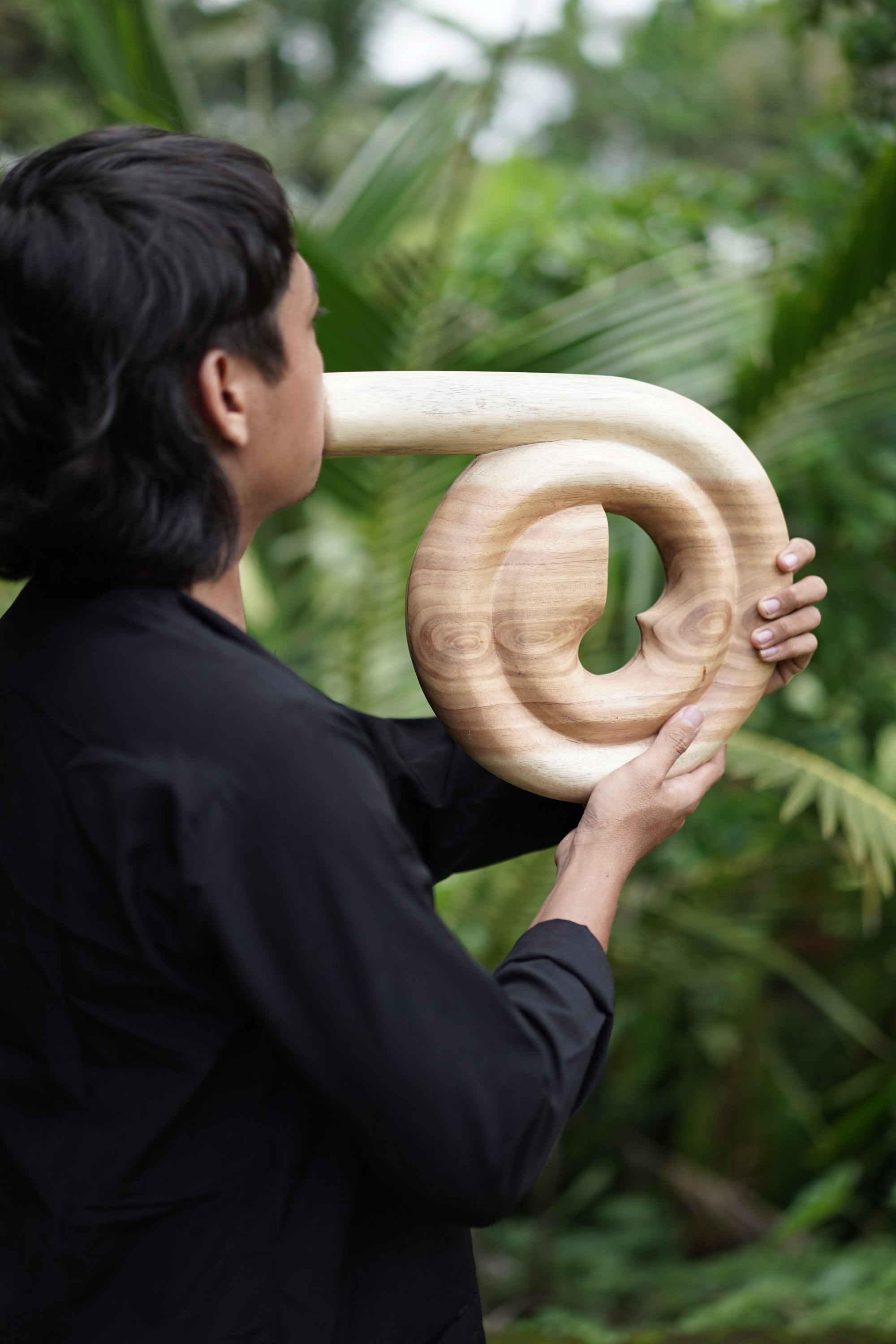 Handmade Mahogany Spiral Didgeridoo: Travel Aboriginal Instrument - Etsy