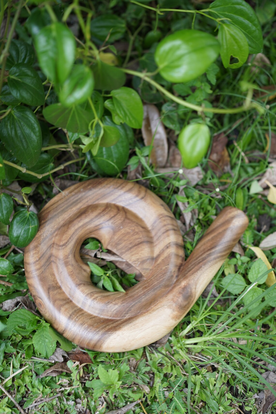 Handmade Mahogany Spiral Didgeridoo: Travel Aboriginal Instrument - Etsy