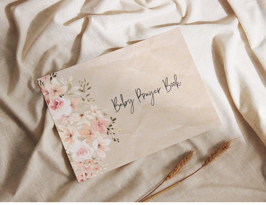 Adorable Printable Baby Girl Prayer Book With Scripture | Create a ...