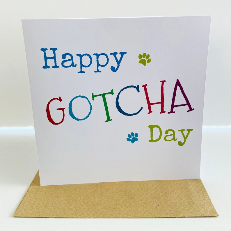 Gotcha Day Greeting Card - Etsy