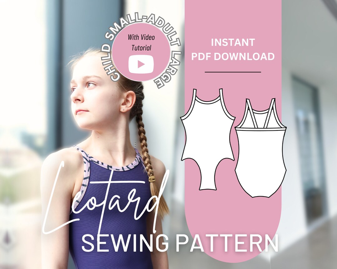 Leotard Sewing Pattern, Cami Leotard Sewing Pattern, Leotard Pattern ...