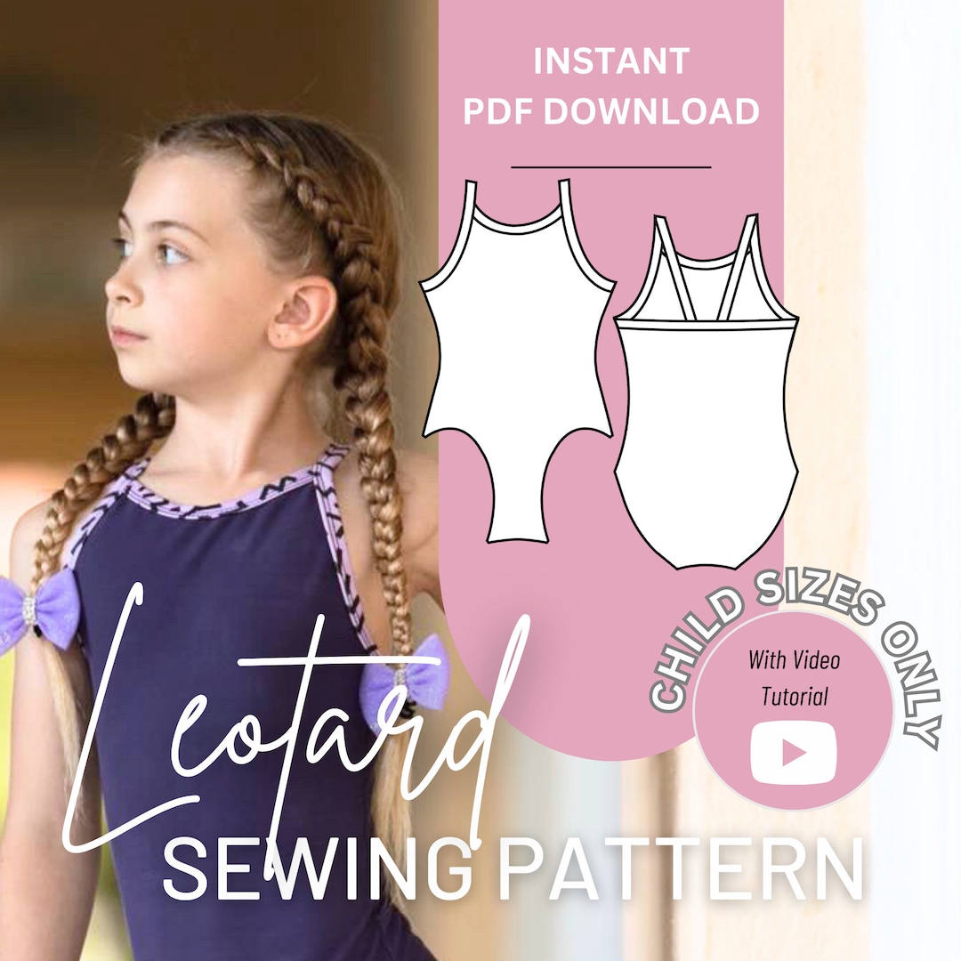Leotard Sewing Pattern, Cami Leotard Sewing Pattern, Leotard Pattern ...