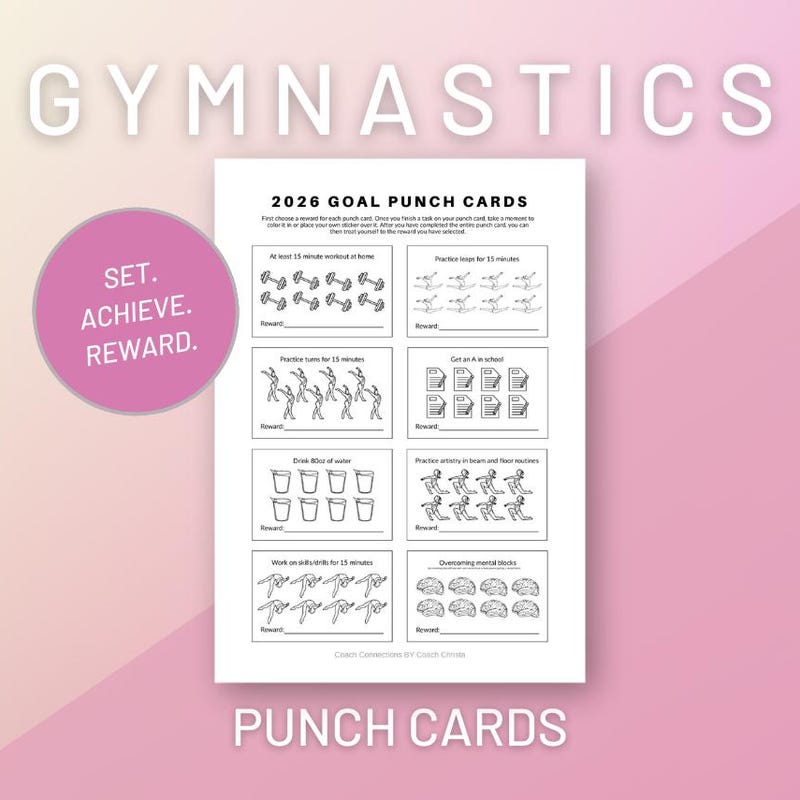 Year Punch Card - Etsy