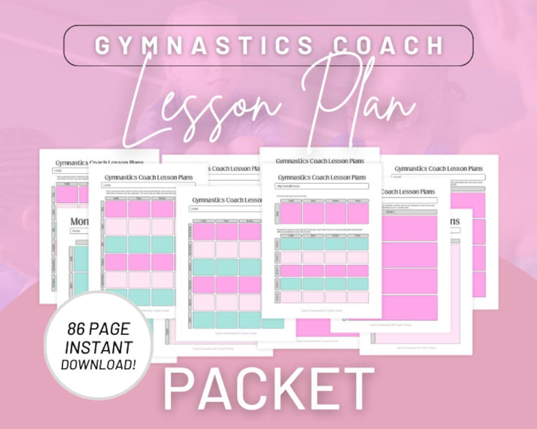 Gymnastics Coach Lesson Plans, Lesson Plan Templates, Lesson Plan ...