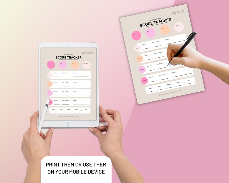 Gymnastics Meet Score Tracker, Meet Score Tracker, Gymnastics Score ...