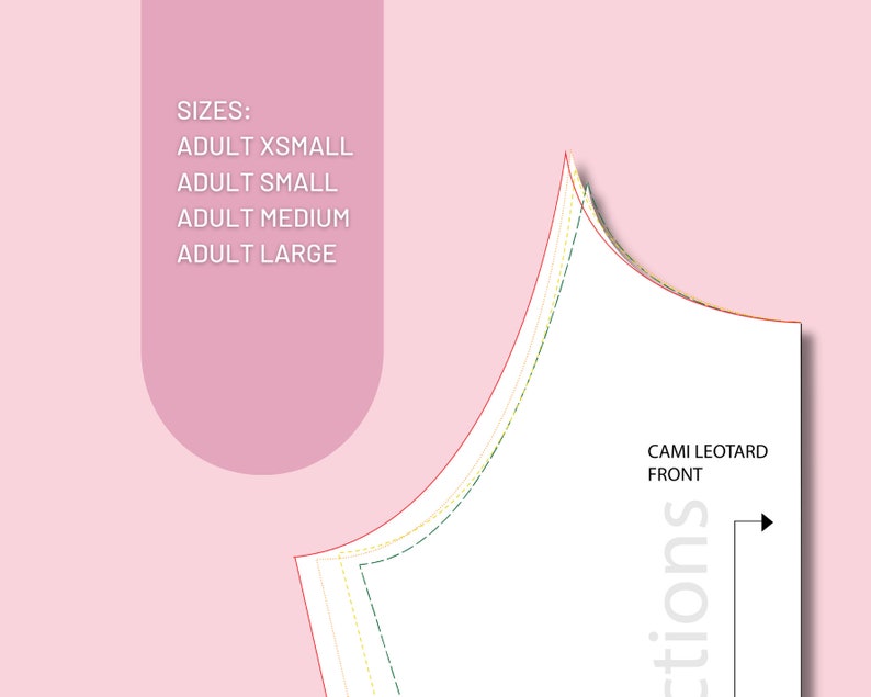 Leotard Sewing Pattern, Cami Leotard Sewing Pattern, Leotard Pattern ...