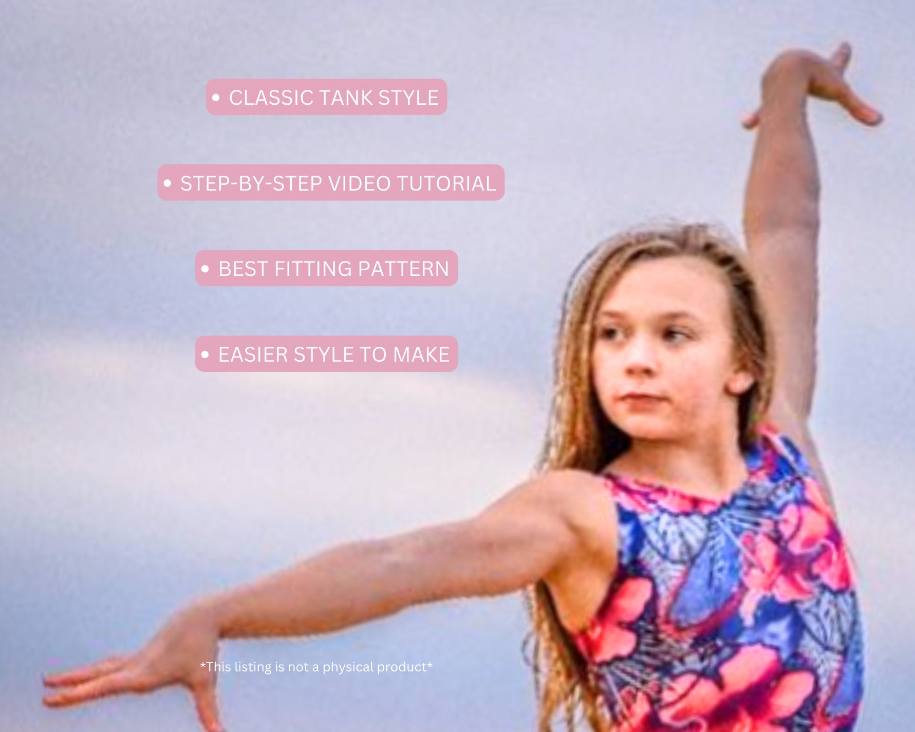 Leotard Sewing Pattern, Tank Leotard Sewing Pattern, Leotard Pattern ...